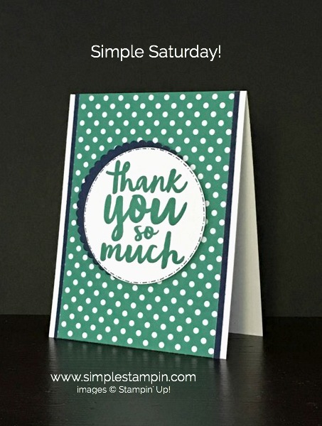Simple Saturday is back! - Simple Stampin